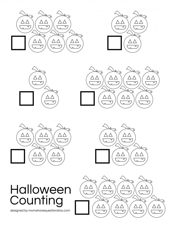 Halloween Counting - Moms Have Questions Too