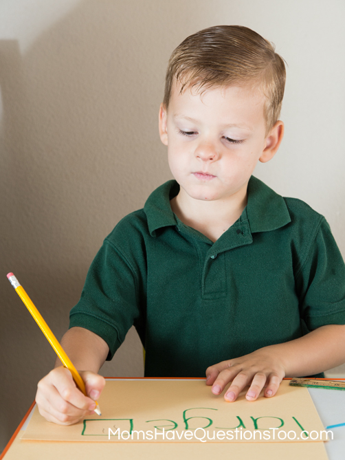 Measuring Ribbons Preschool Activity