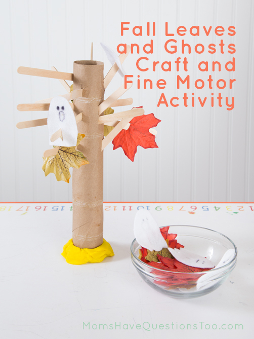 Hanging Leaves on a Tree - A Fine Motor Game