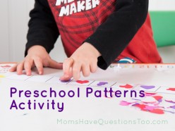 Seasonal Sticker Pattern Activity for Preschoolers - Moms Have ...