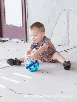 Throw and Roll a Ball to Improve Gross Motor Skills - Moms Have ...