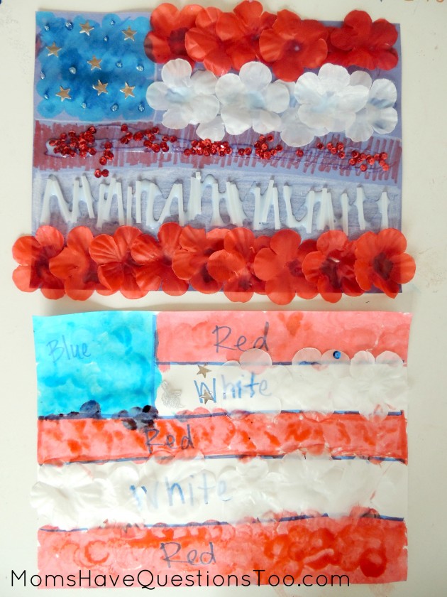Fun Flag Craft for Indepence Day